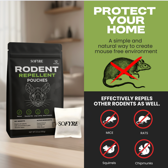 Rodent Repellent Pouches – SoFyre